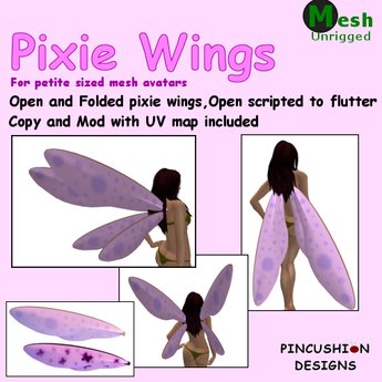 Second Life Marketplace - Pixie Wings